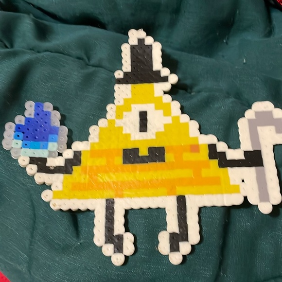 Hot Topic | Other | Gravity Falls Bill Cipher Perler Bead Art | Poshmark